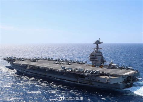 美国海军“福特”号核动力航母最新照片