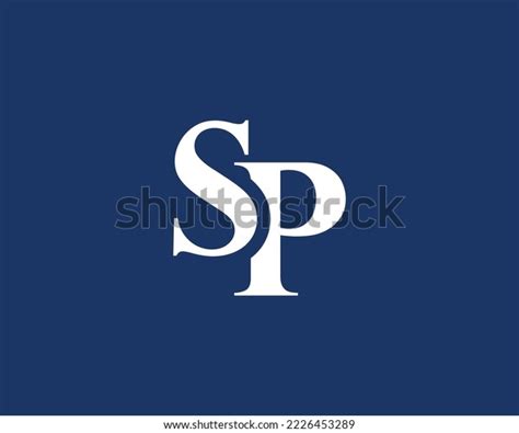 Sp Logo Design Vector Template Stock Vector Royalty Free 2226453289