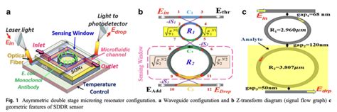 Asymmetric Double Stage Microring Resonator Configuration A Waveguide