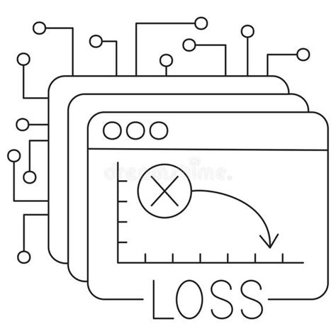 Icon Of Loss Function In Artificial Intelligence And Machine Learning