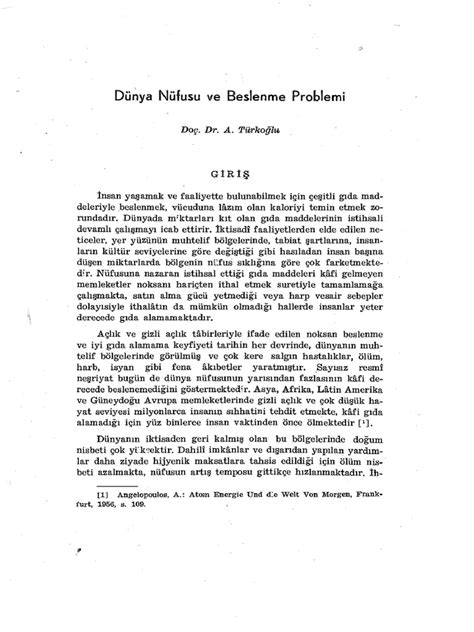 D Nya N Fusu Ve Beslenme Problemi 9269 8496 Pdf