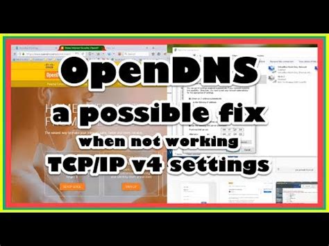 OpenDNS Issues Solution To Not Blocking Adult Sites DNS IP Address YouTube