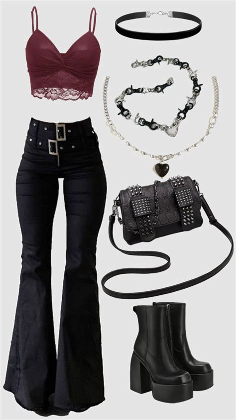 Casual Goth Outfit Goth Grunge Swaggy Outfits Punk Outfits