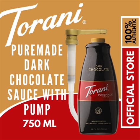 Torani Dark Chocolate Coffee Sauce 189 Liters With Sauce Pump Lazada Ph