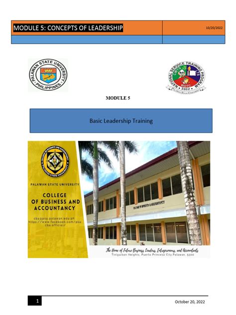 Module 5 Cwts 1 Concept Of Leadership 1 Pdf Leadership