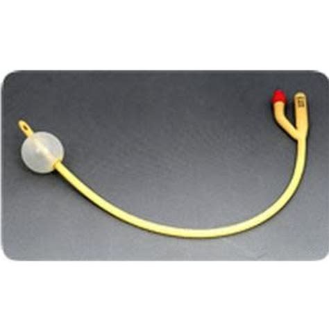 Amsure 2 Way Silicone Coated Foley Catheter 24fr 5cc 10ea Durable