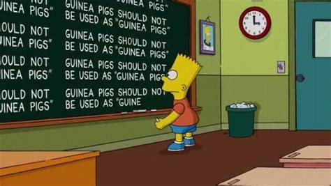 Bart Simpson At The Blackboard 70 Pics