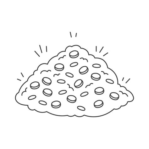 Pile Of Gold Drawing