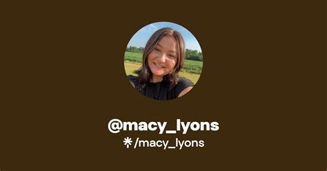 Macylyons Tiktok Linktree