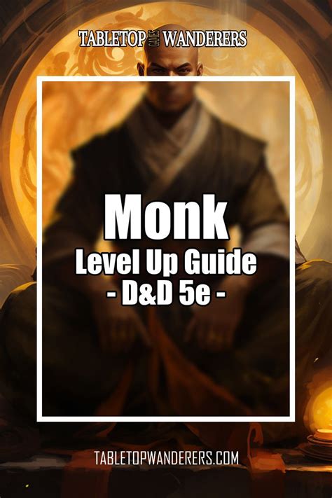 Dandd 5e Monk Level Up A Step By Step Guide