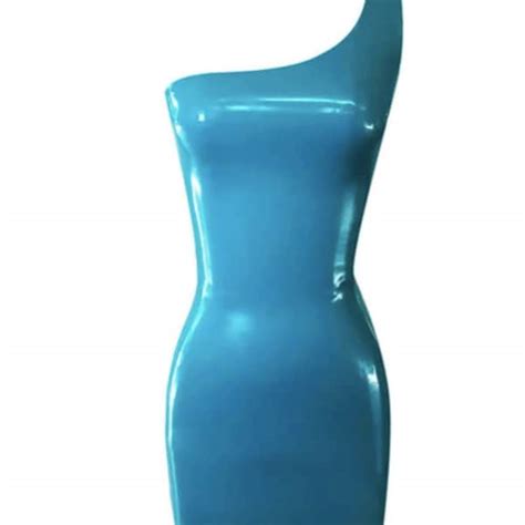 Latex Dress Etsy