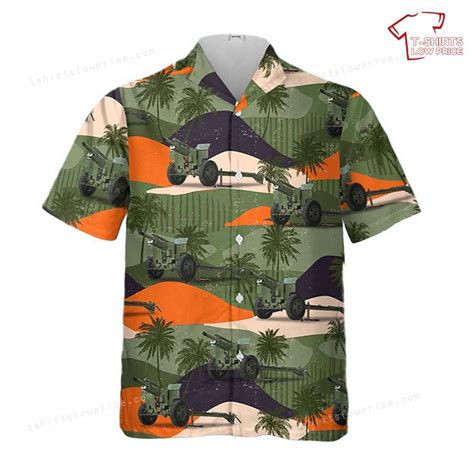 Us Army 105mm Howitzer M2a1 Hawaiian Shirt T Shirts Low Price