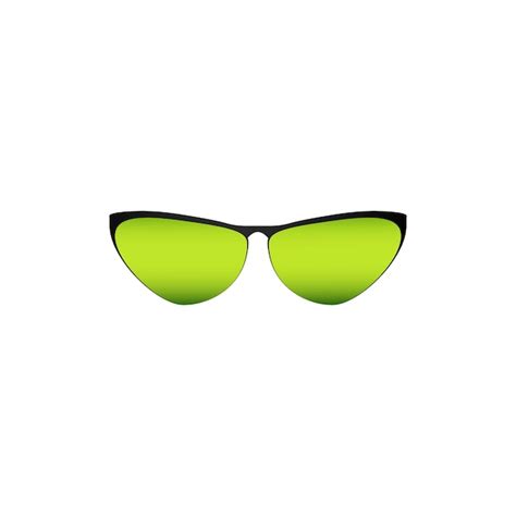 Premium Vector Elegance Green Sunglasses Fashion Accessory To Protect Eyes