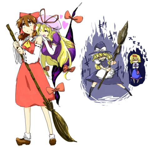 Hinoki Bayashi Kinomiya Alice Margatroid Hakurei Reimu Kirisame