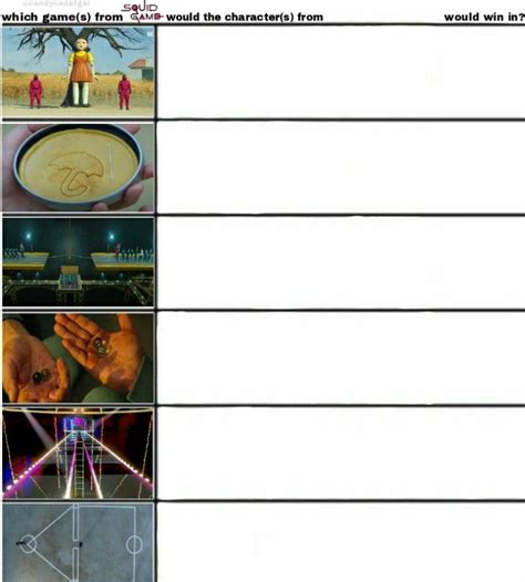 Squid Game Meme Template