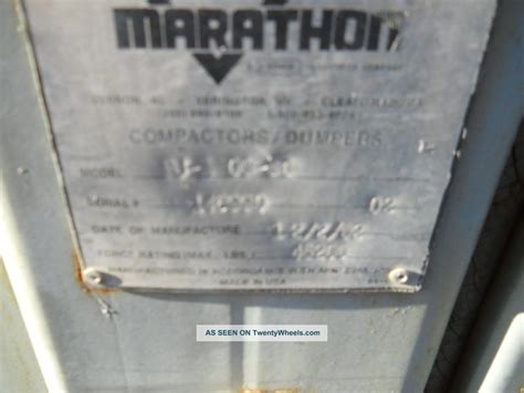 Marathon Compactor Manual