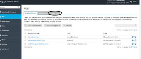 Plesk Email Tutorial Web Hosting World Plesk Email Tutorial Web Hosting World