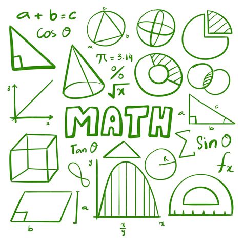 Premium Vector Mathematics Doodle Vector Math Scribbles Vector Math