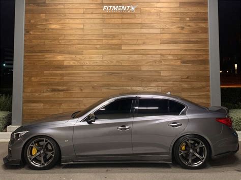2015 Infiniti Q50 Sport With 19x9 5 Rays Engineering Nismo And Hankook