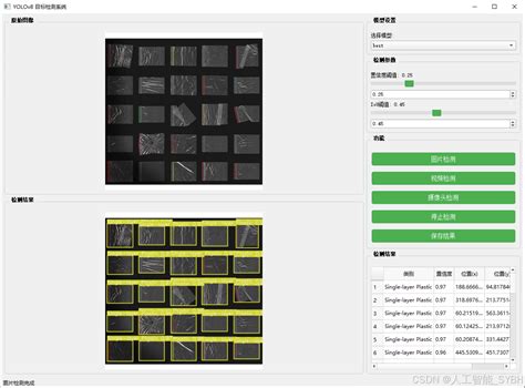 基于深度学习yolov8的可回收塑料识别分类检测系统（yolov8 yolo数据集 ui界面 python项目源码 模型） 深度学习 斌擎人工智能官方账号 魔乐社区