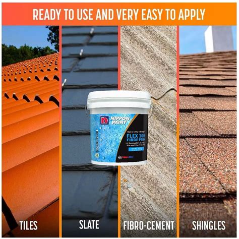 Nippon Waterproofing Flex 200 Fiber Pro 5kg Nipposeal Flex 200 Pro