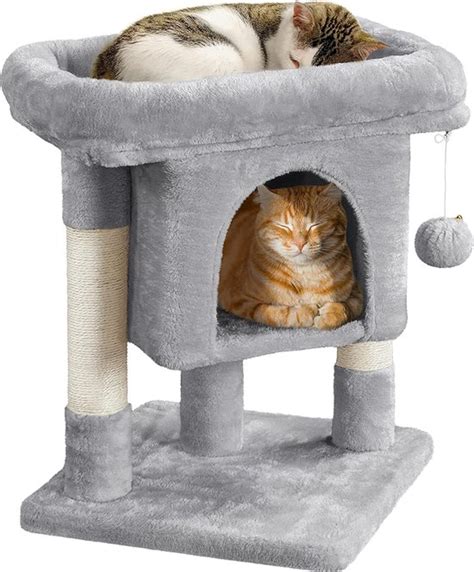 Yaheetech Krabpaal Stabiele Kattenboom Met Sisalstammen And Pluche