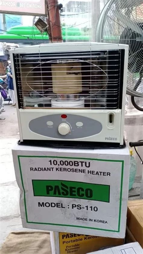 10000 Btu Stainless Steel Paseco Kerosene Heater Ps 110, For Heating ...