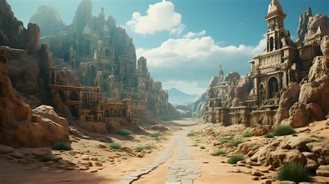Fantasy Desert City Art