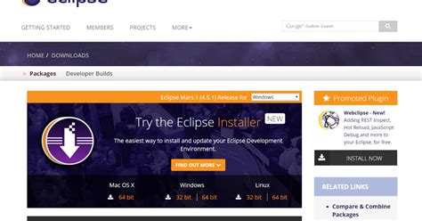 Fail Setting 이클립스eclipse 설치하기 Eclipse Java Ee Ide For Web Developers