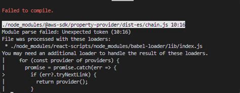 Error In Aws Sdk Property Provider Issue Aws Aws Sdk Js V GitHub