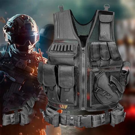 Security Tactical Vest Tactical Hunting Vest Multi Pocket Swat Army