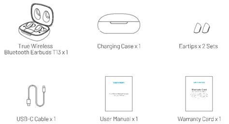 Vention Vws E44 Wireless Bluetooth Earbuds User Manual
