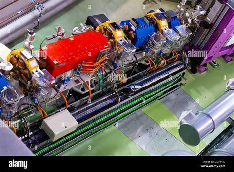 Tunnel Of Synchrotron Accelerator In Scientific Experimental Laboratory