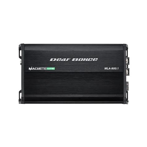 Deaf Bonce Machete Mla 9001 900w Rms Monoblock Amplifier Singh