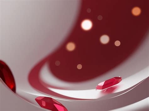 Premium Ai Image Ruby Radiance Abstract Background With Smooth Ruby Tones