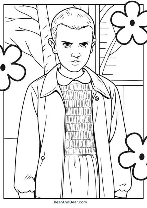 15 Free Stranger Things Coloring Pages Bear And Dear