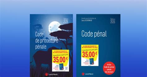 Suppléments Code Pénal 2026 And Code De Procédure Pénale 2026