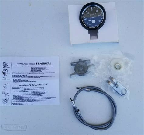 Moped Speedometer Vintage Mobylette Speedometer Raleigh Runabout Rm6