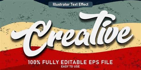 Premium Vector Edit Table Text Effect Creative