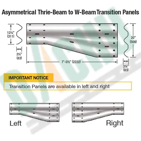 Highway Guardrail Transition Beam Dachu