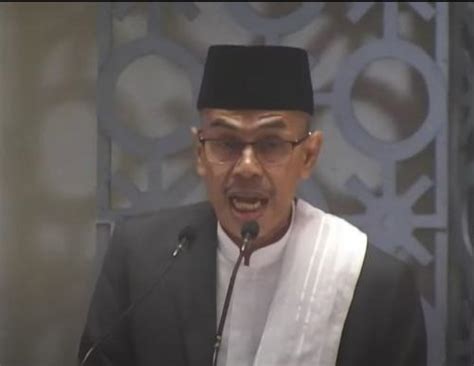 Khatib Masjid Istiqlal Sebut Idul Fitri Momentum Suci Dan Hari Wisuda Umat Muslim