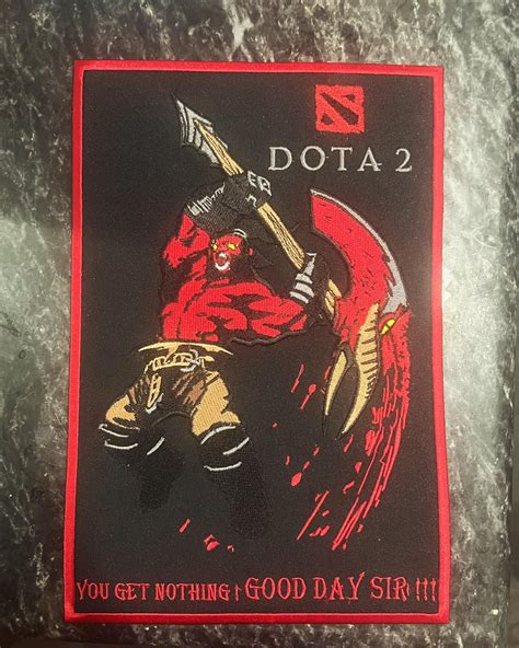 Made This Embroidered Patch Fan Art Rdota2