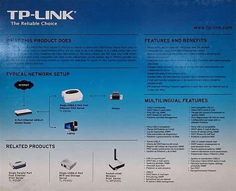 Tp Link Print Server Elektron No