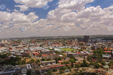Bloemfontein Town With Cloudy Sky Editorial Stock Image Image Of