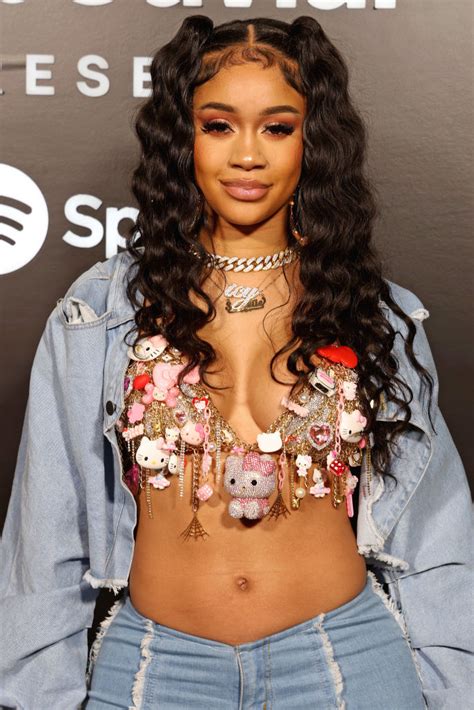 Saweetie Dons Hello Kitty Bralette For Hulus Rap Caviar Premiere