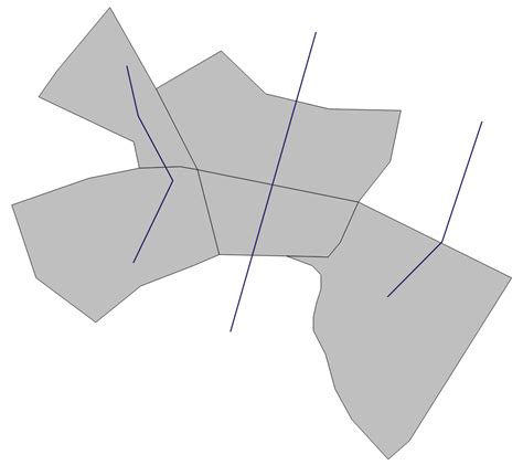 qgis differentiate between line ending within polygon and line
