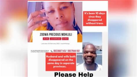 Aserie Ndlovu And Zodwa Mdhluli Missing For A Month Enca