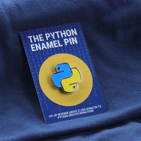Python Enamel Pin Coding Language Computer Scientist T For