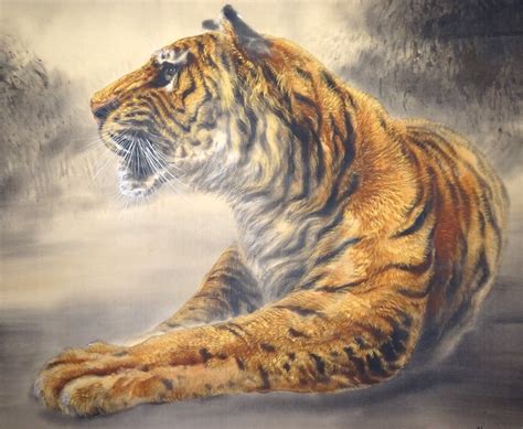 掛軸 高木美石 「虎図」 真筆保証 絹本 中身寸法72×84cm 大幅 大橋翠石に私淑 日本画家 岐阜の落札情報詳細 ヤフオク落札価格検索 オークフリー