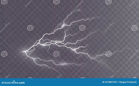 Light Isolated Vector Lightning Png Magic Light Abstract Lines Realistic Natural Lightning